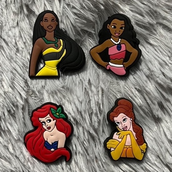 CROCS | Jewelry | Disney Princess Croc Charm Set | Poshmark